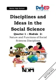 Q4-DISS-11 Module-2-1 - Disciplines and Ideas in Social Sciences ...