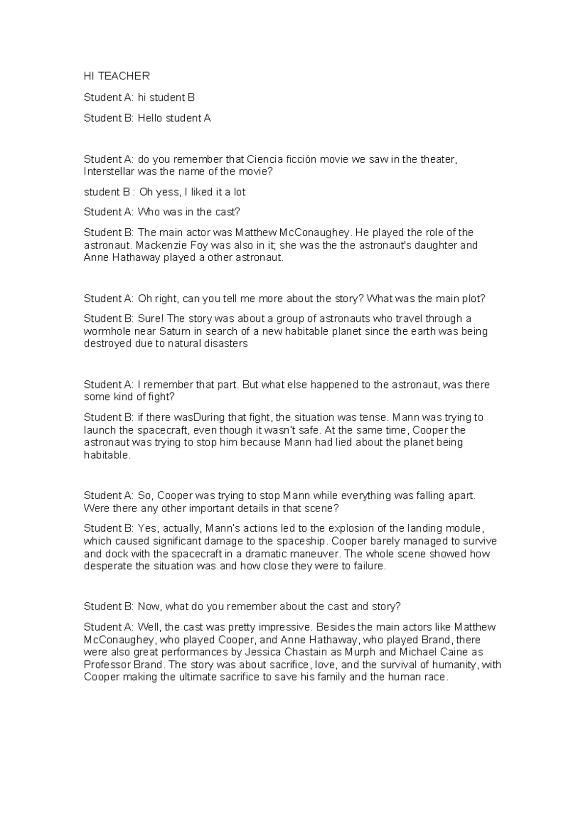 (AC-S04) Week 04 - Task Assignment - Interstellar Film Analysis - TA ...