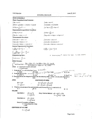 Trigonometry - CC1 REVIEWER - CHE REVIEW June 19, 2017 TRIGONOMETRY ...