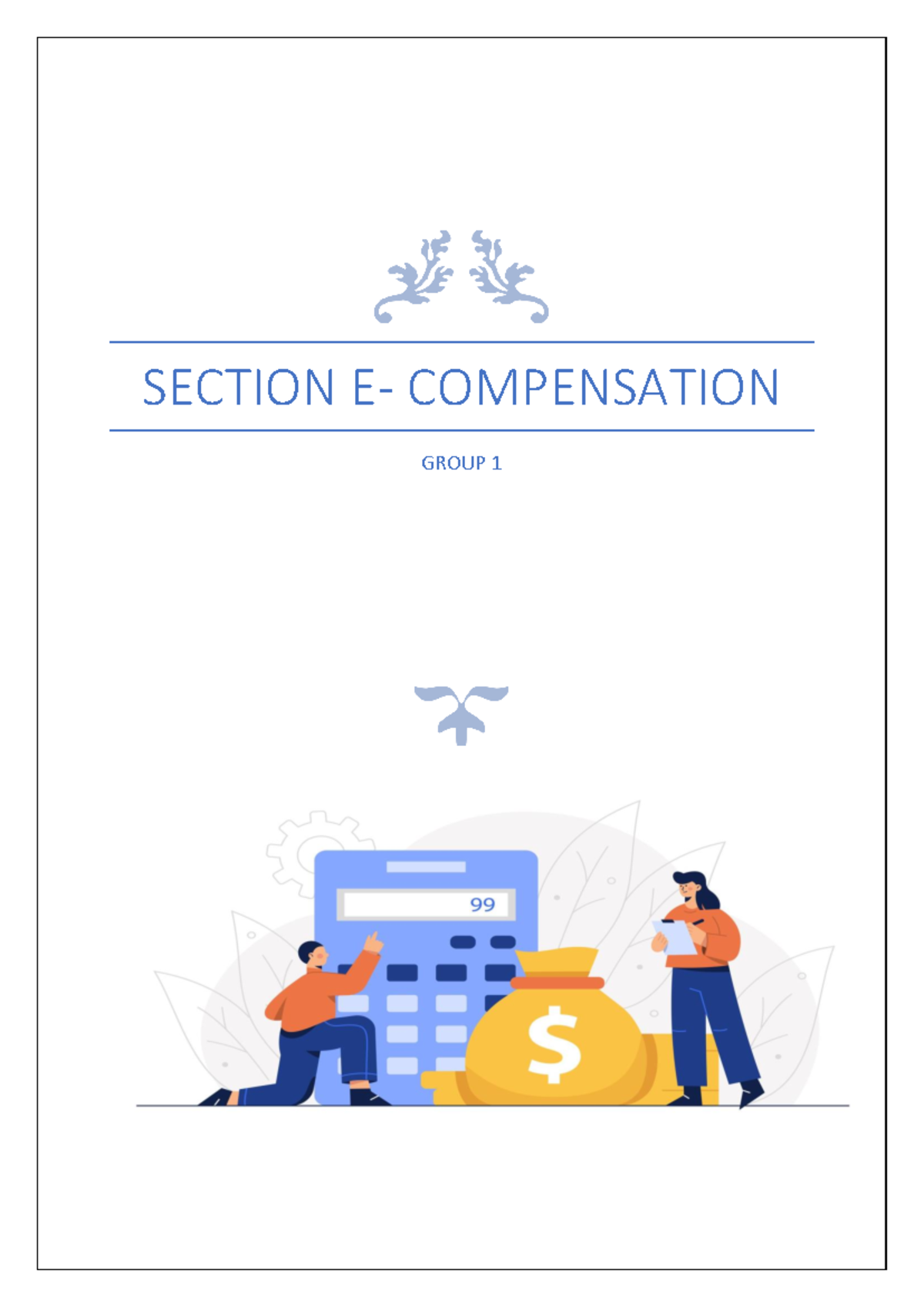 Section E: Compensation Plan & Skill Development for Canada Life - Studocu