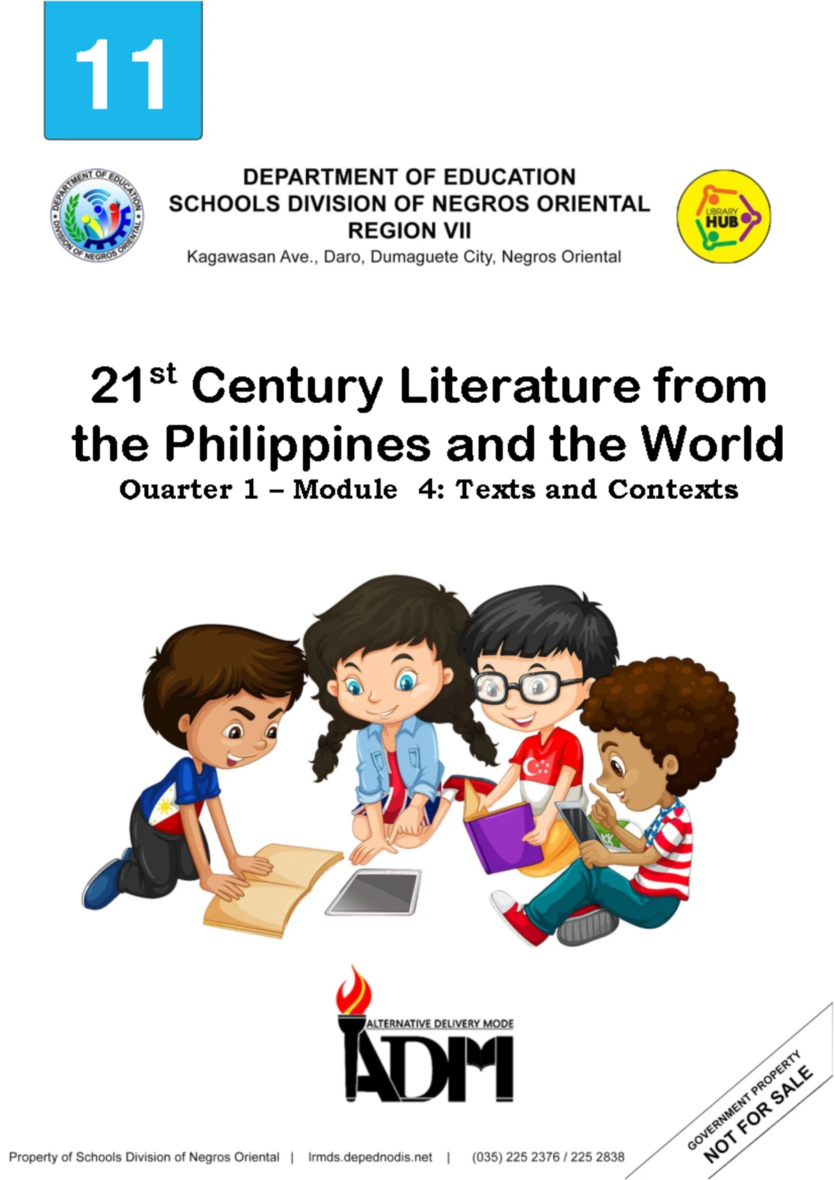 G11SLM5-21st-Century-Module 5 for student - 11 21 st Century Literature from the Philippines and ...