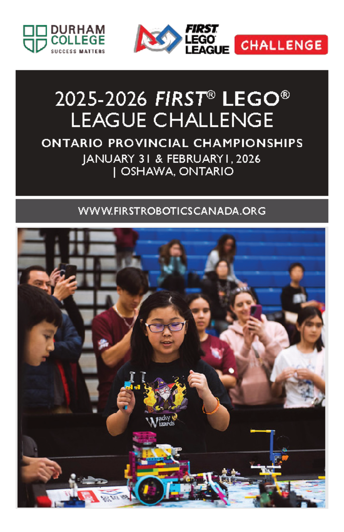 2026 FIRST LEGO LEAGUE CHALLENGE ONTARIO PROVINCIAL CHAMPIONSHIPS GUIDE ...
