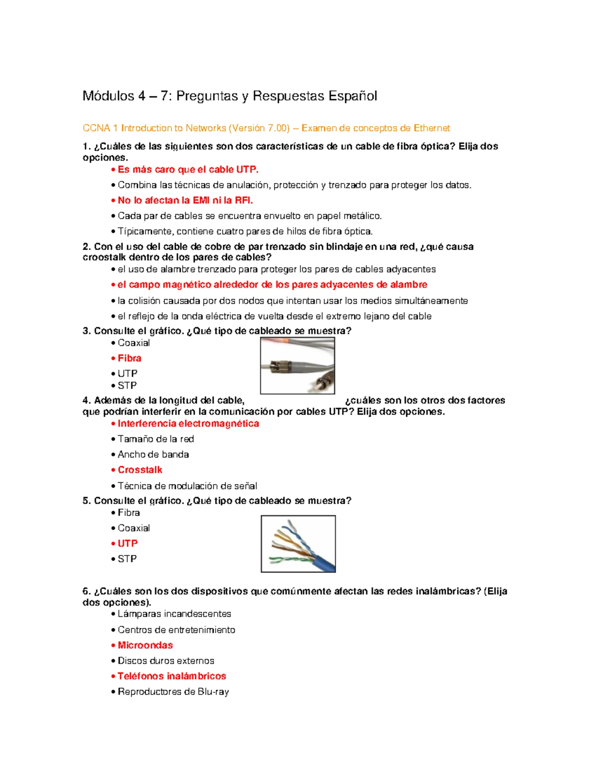 Módulos 11 - 13 Preguntas - Módulos 11 – 13: Preguntas y Respuestas Español CCNA 1 Introduction ...