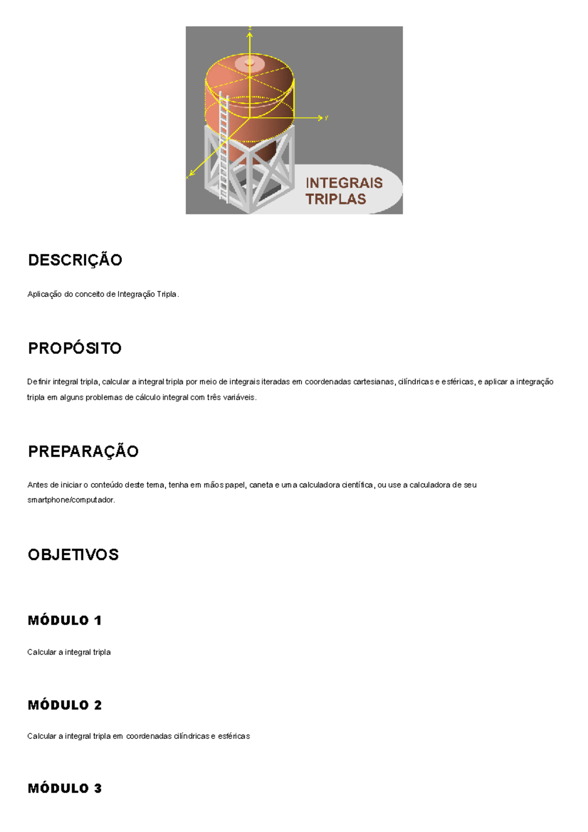 Integrais Triplas: Definição, Cálculo e Aplicações em Cálculo Integral ...