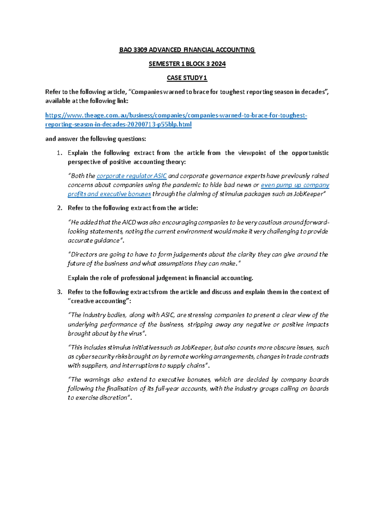 AFM exam formulae sheet - 8 Formulae Modigliani and Miller Proposition ...