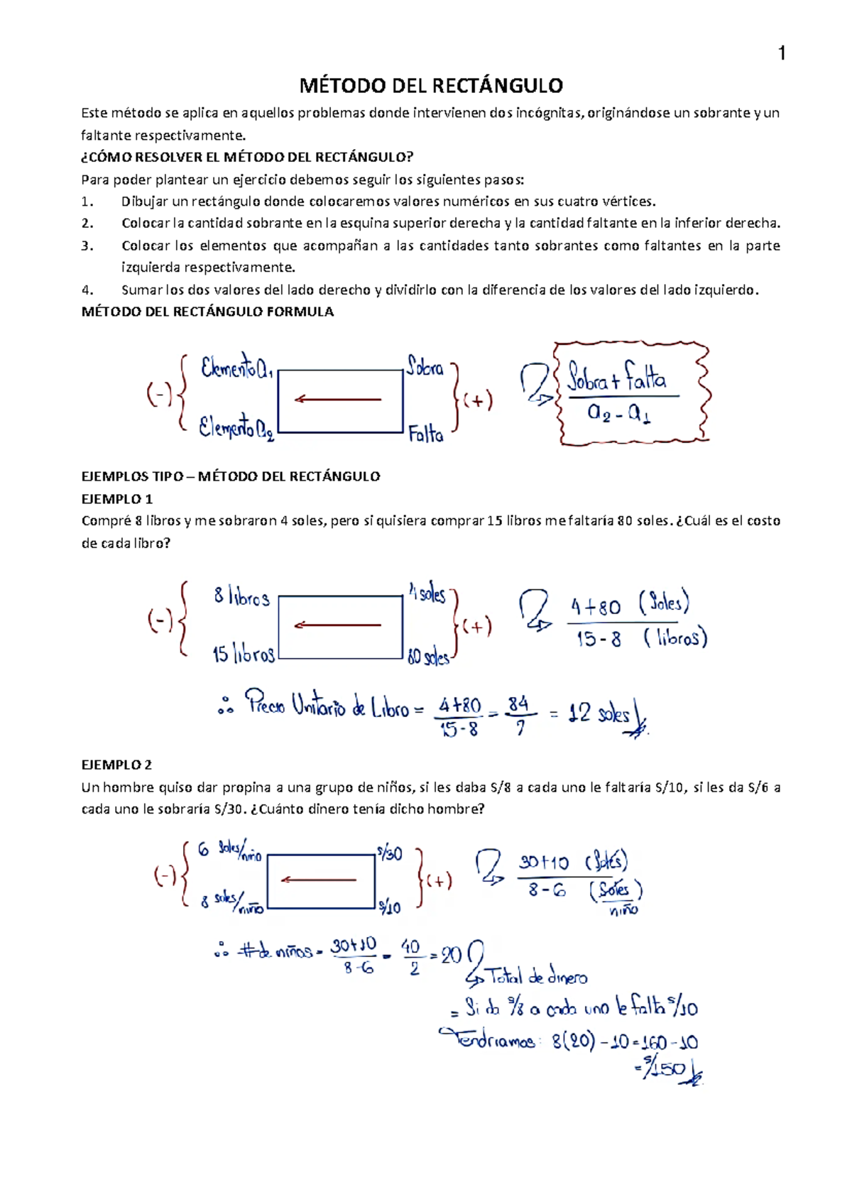RAZ MAT Clase 10 - Práctica del Método del Rectángulo en Matemáticas ...