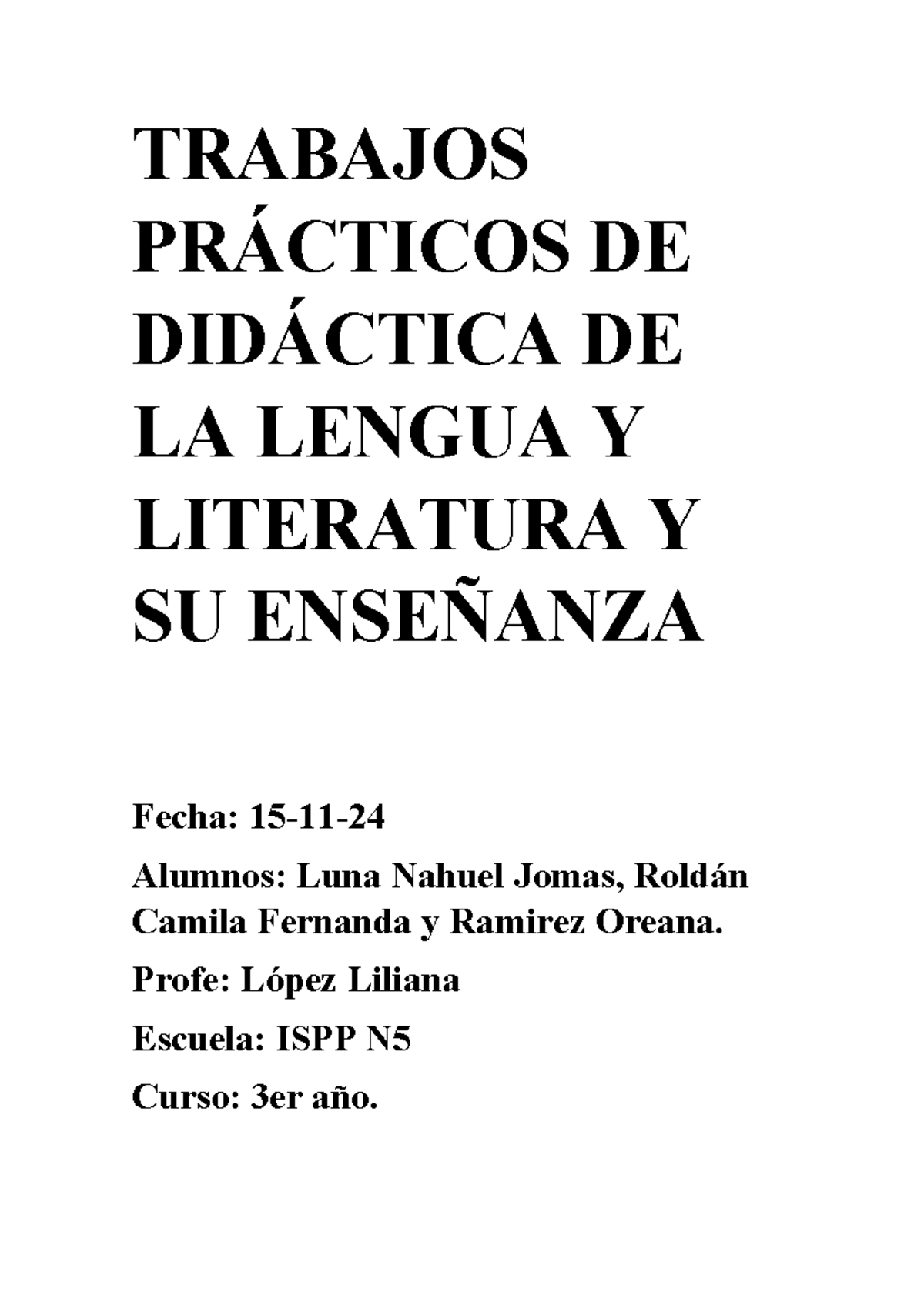 TP. Didáctica: Secuencias para Cuento Realista y Texto Expositivo - Studocu