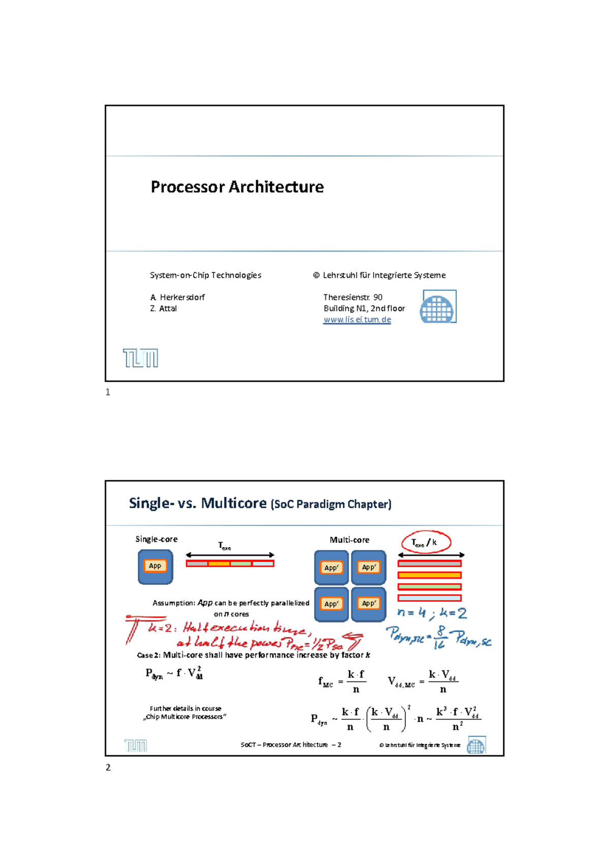 SoC Processor Architecture: Multicore Technologies Overview - Studocu