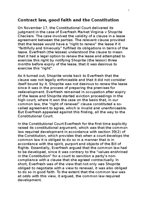 Chapter 6 Possibility - The Agreement must be Possible Legal ...