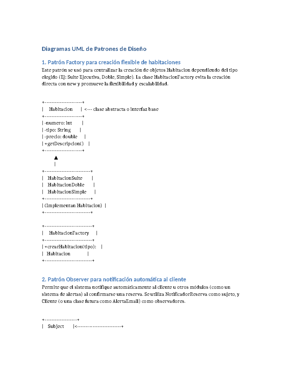 Diagramas UML de Patrones de Diseño: Factory, Observer y Decorator ...