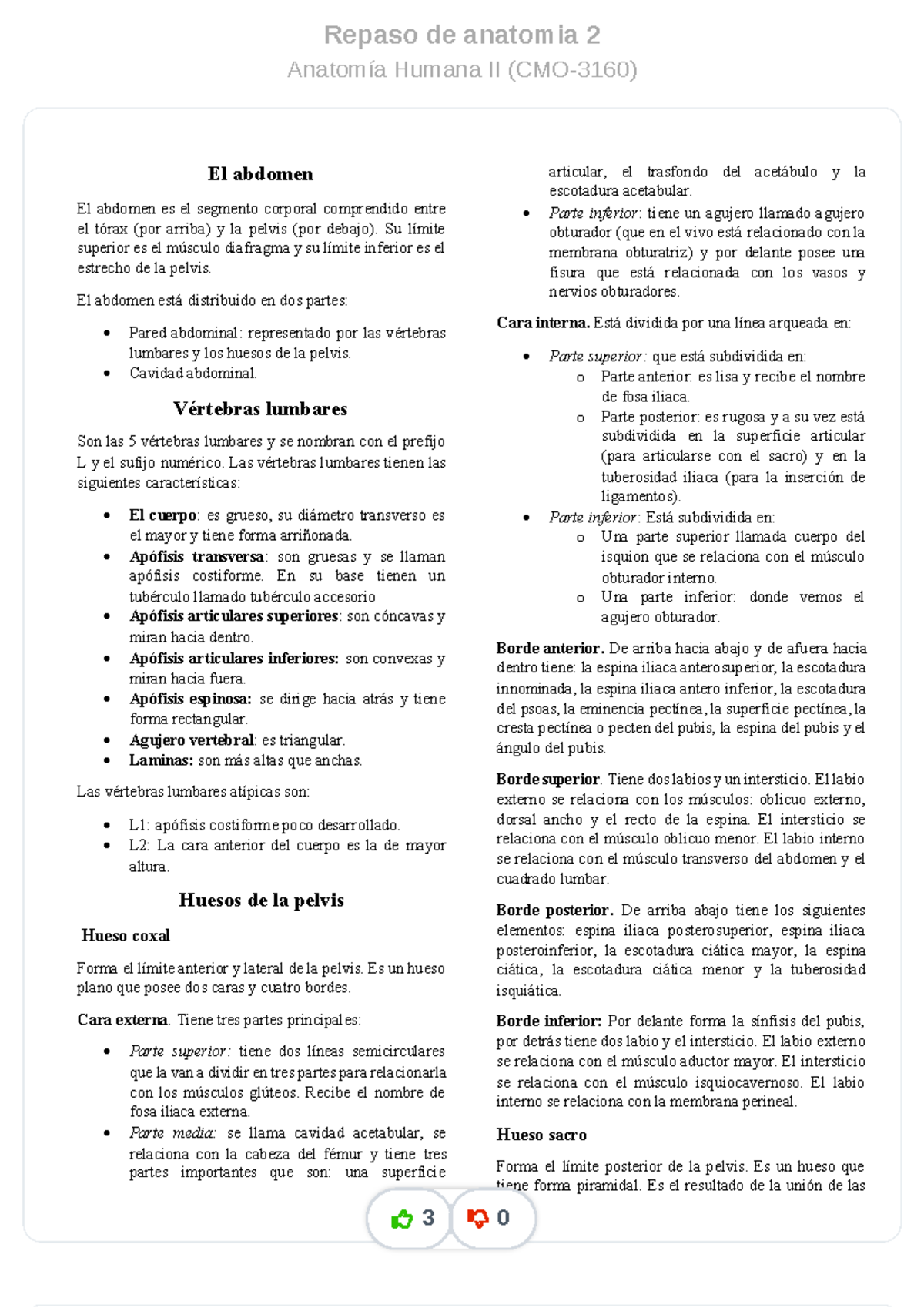 Repaso-de-anatomia-2 compress - Repaso de anatomia 2 Anatomía Humana II (CMO-3160) El abdomen El ...