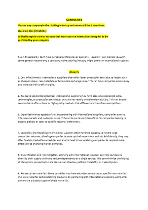 [Solved] With the aid of suitable and applicable examples critically - Supply Chain Management ...