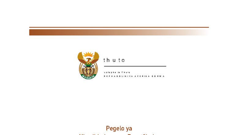 Setswana Home Language - Pegelo ya Kharikhulamo ya Bosetπhaba Kereiti 10 – 12 (Tsela ya go ...