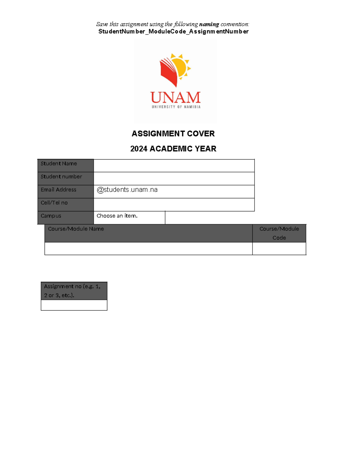 Assignment Cover Template 2024-1 - Constitutional law - Save this ...