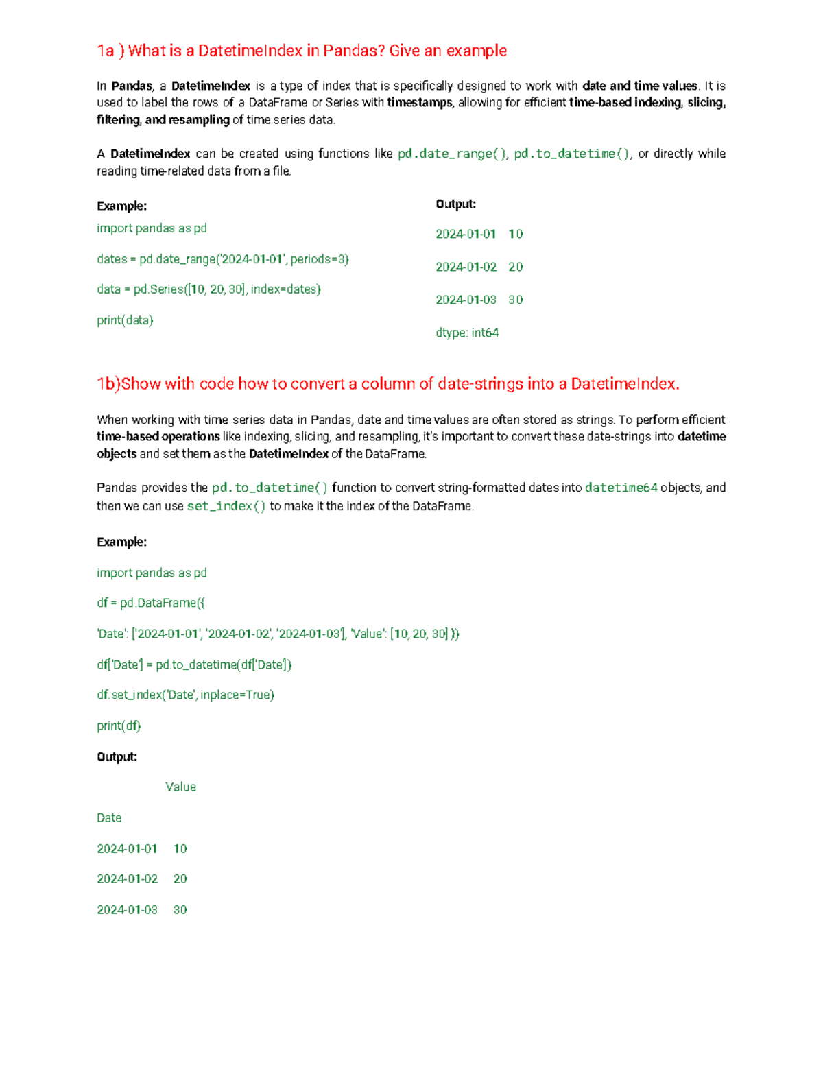 EDA Answers - Sample Questions for Data Science (DSC 101) - Studocu