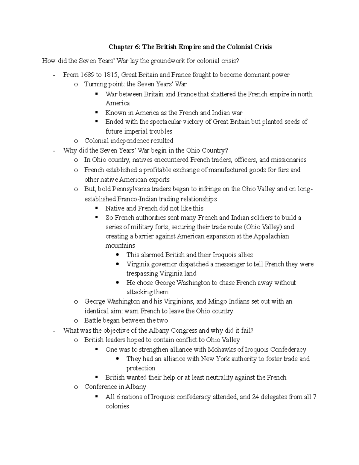 Final Exam Study Guide: Early American History (HIST 101) - Studocu