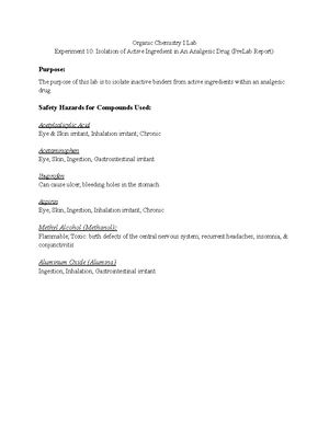 Experiment 1 Pre-Lab Assignment - EXPERIMENT 1 SAFETY AND MEASUREMENT PRELAB Name: {?)iClt](J{7l ...