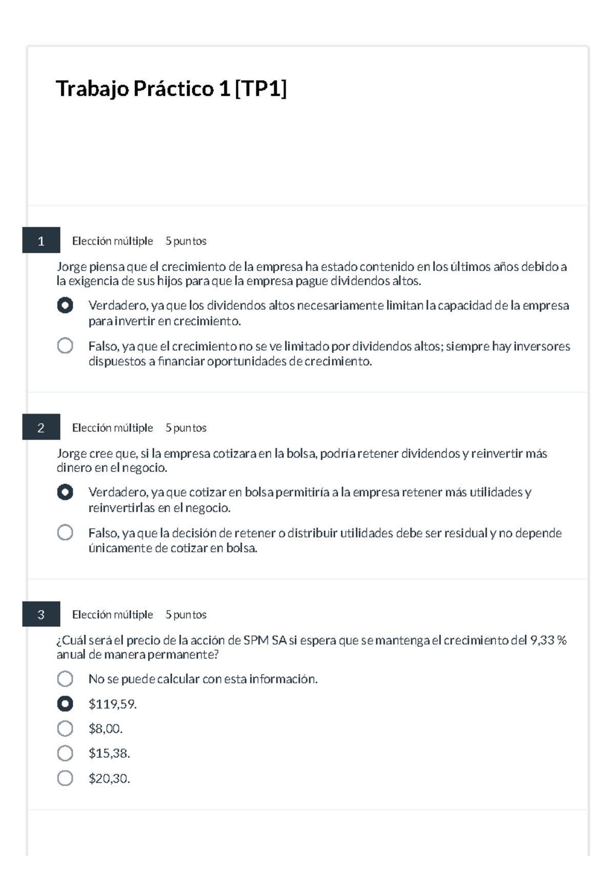 Trabajo Práctico 1 - Elección Múltiple sobre SPM SA - Admin Financiera ...