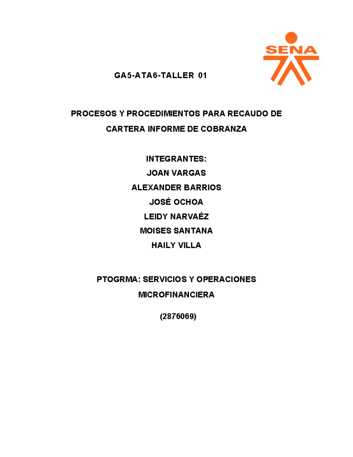 GA5 ATA6 Taller 01 - ecuacion contable - GA5-ATA6-TALLER 01 PROCESOS Y PROCEDIMIENTOS PARA ...
