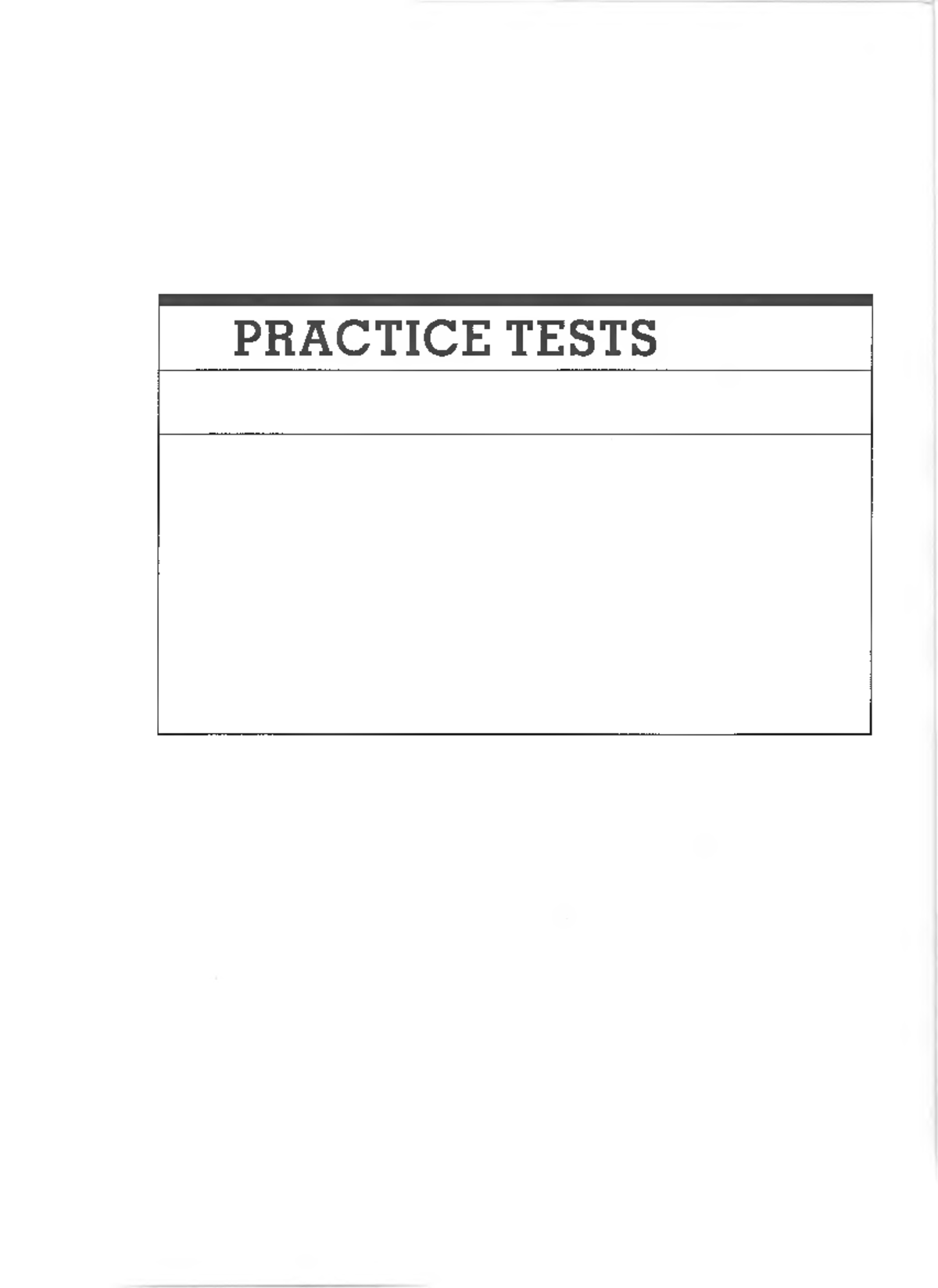 Listening Practice Test 1 & 2 with Reading Part 5 - Studocu