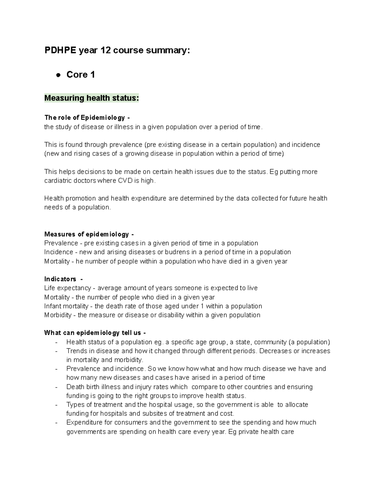 PDHPE HSC Study Notes: Improving Performance & Sports Medicine Insights ...