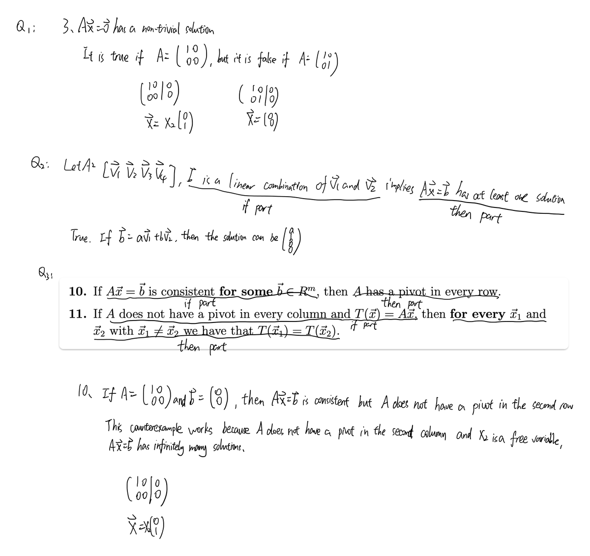 Exploration 4: Solutions and Consistency in Linear Algebra - Studocu