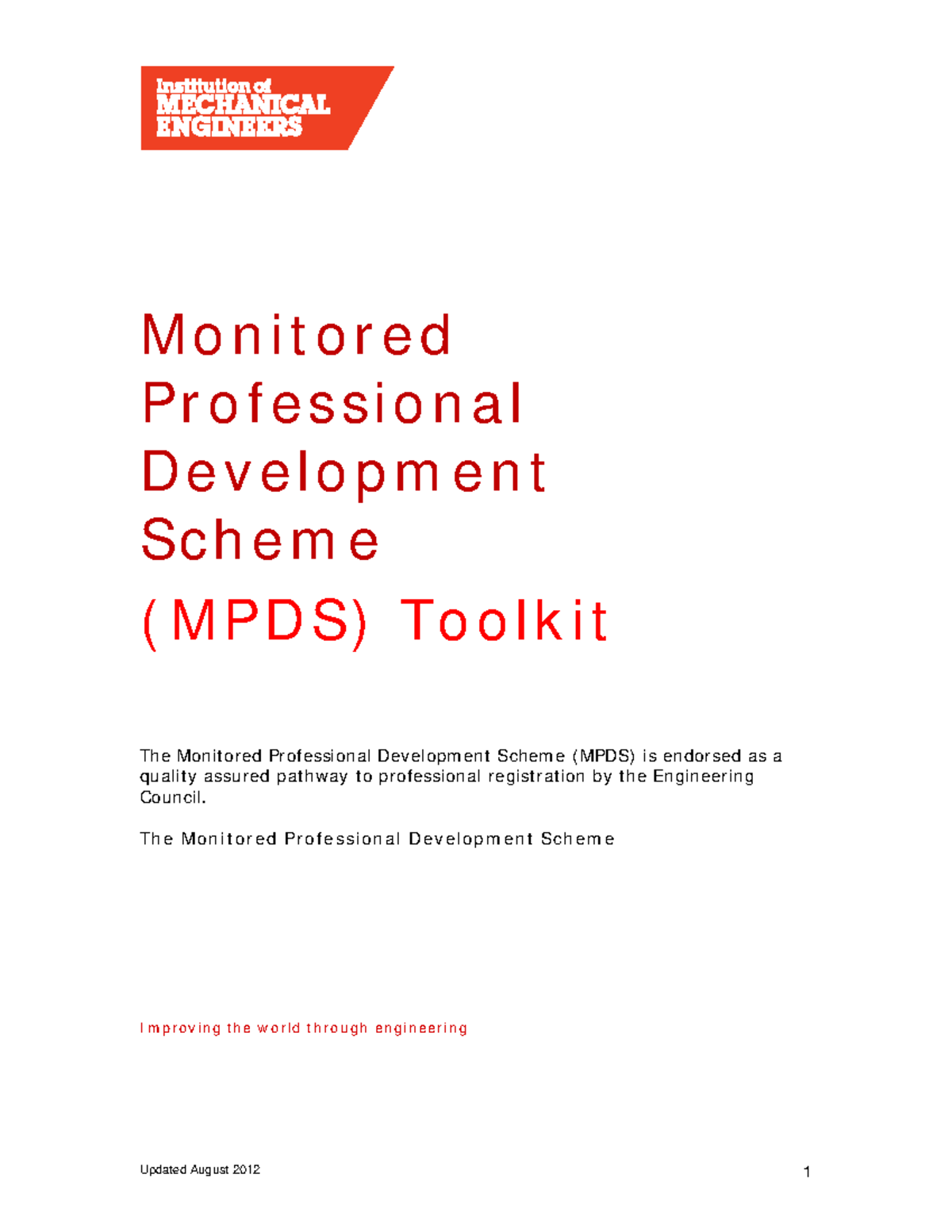 MPDS Toolkit for Professional Development: Guidelines & Example Reports ...
