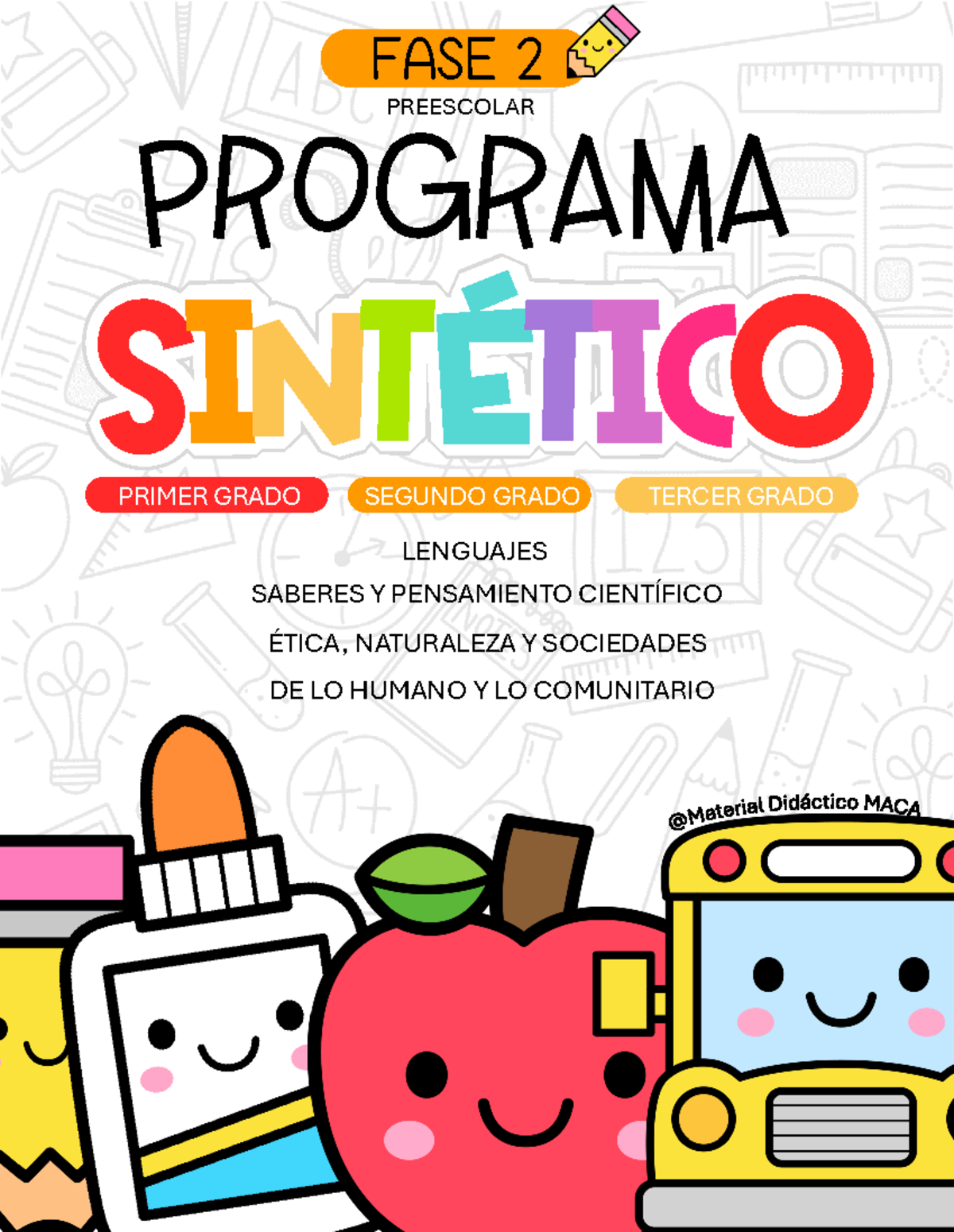 Programa Sintético FASE 2 - Primer Grado a Tercer Grado - Studocu