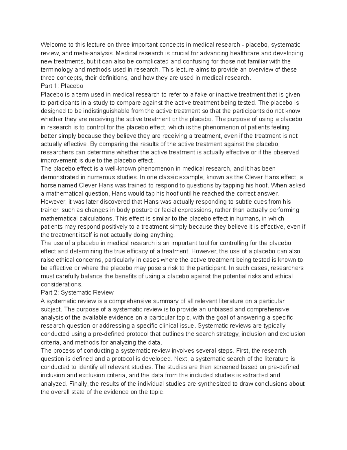 Basic Statistics lecture notes 3 - Welcome to this lecture on three ...