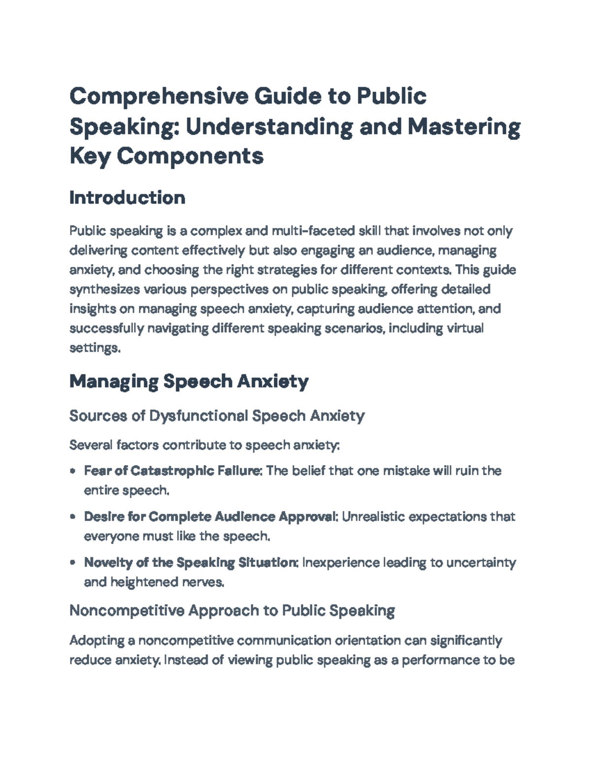 Mastering Public Speaking: Key Techniques for Engagement & Anxiety ...