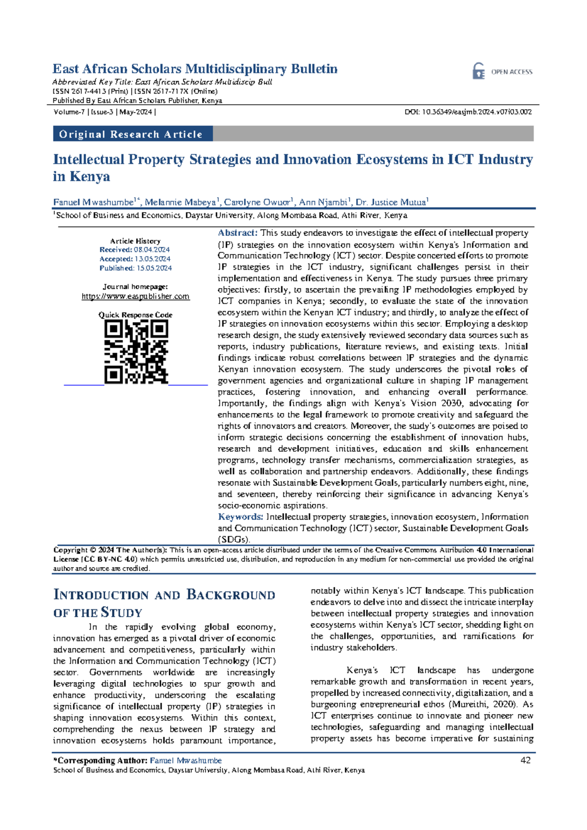 Intellectual Property Strategies & Innovation in ICT (EASMB 7) - Studocu