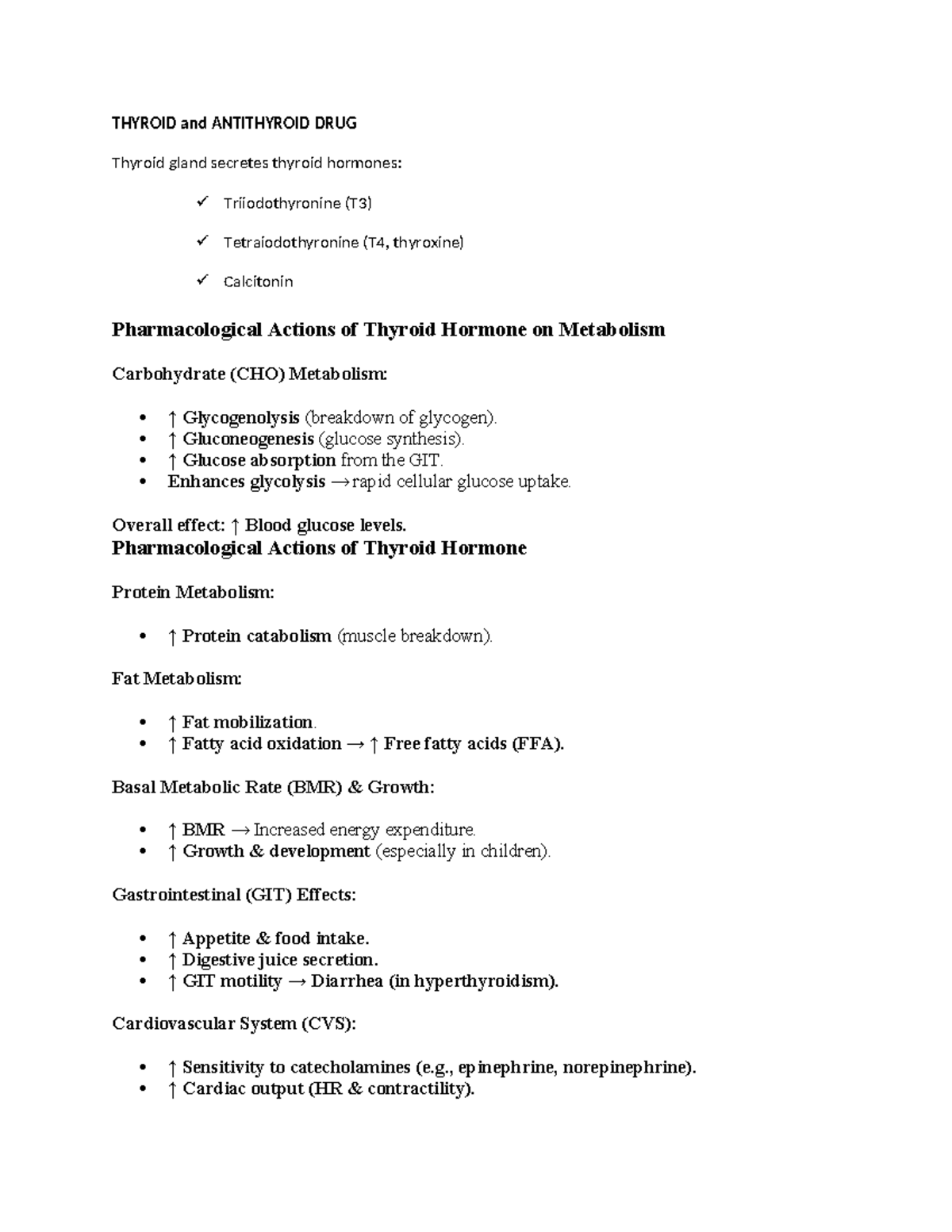 Pharmacology 22: Thyroid & Antithyroid Drugs Overview and Mechanisms ...