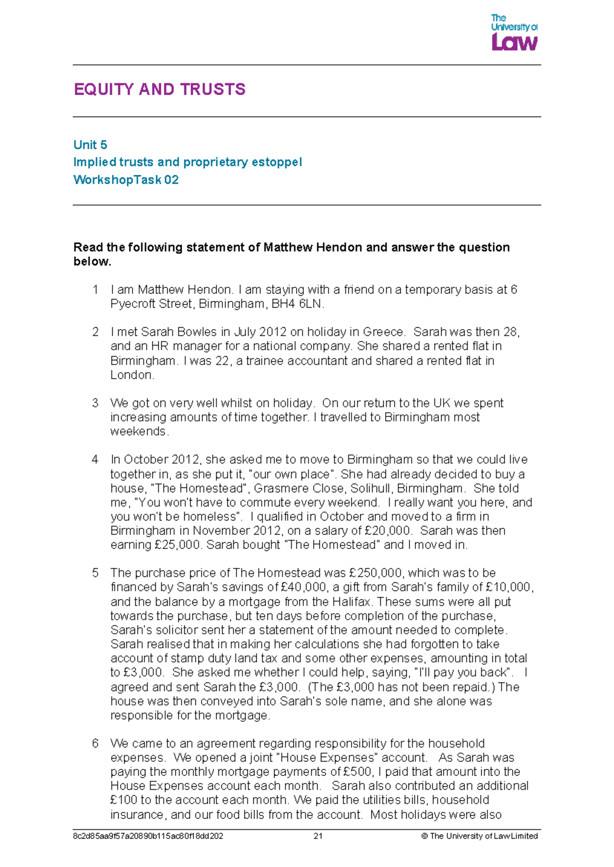 2223 eqtr unit05a ce02 Task 02 - EQUITY AND TRUSTS Unit 5 Implied ...