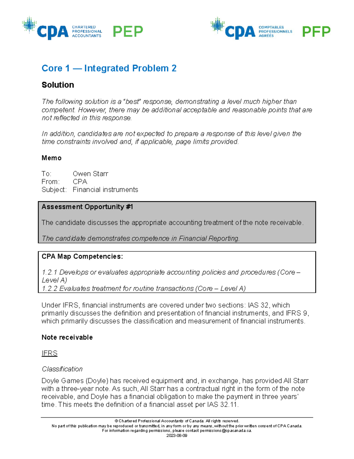 CO1-2501E Integrated Problem 2 Solution Analysis - Studocu