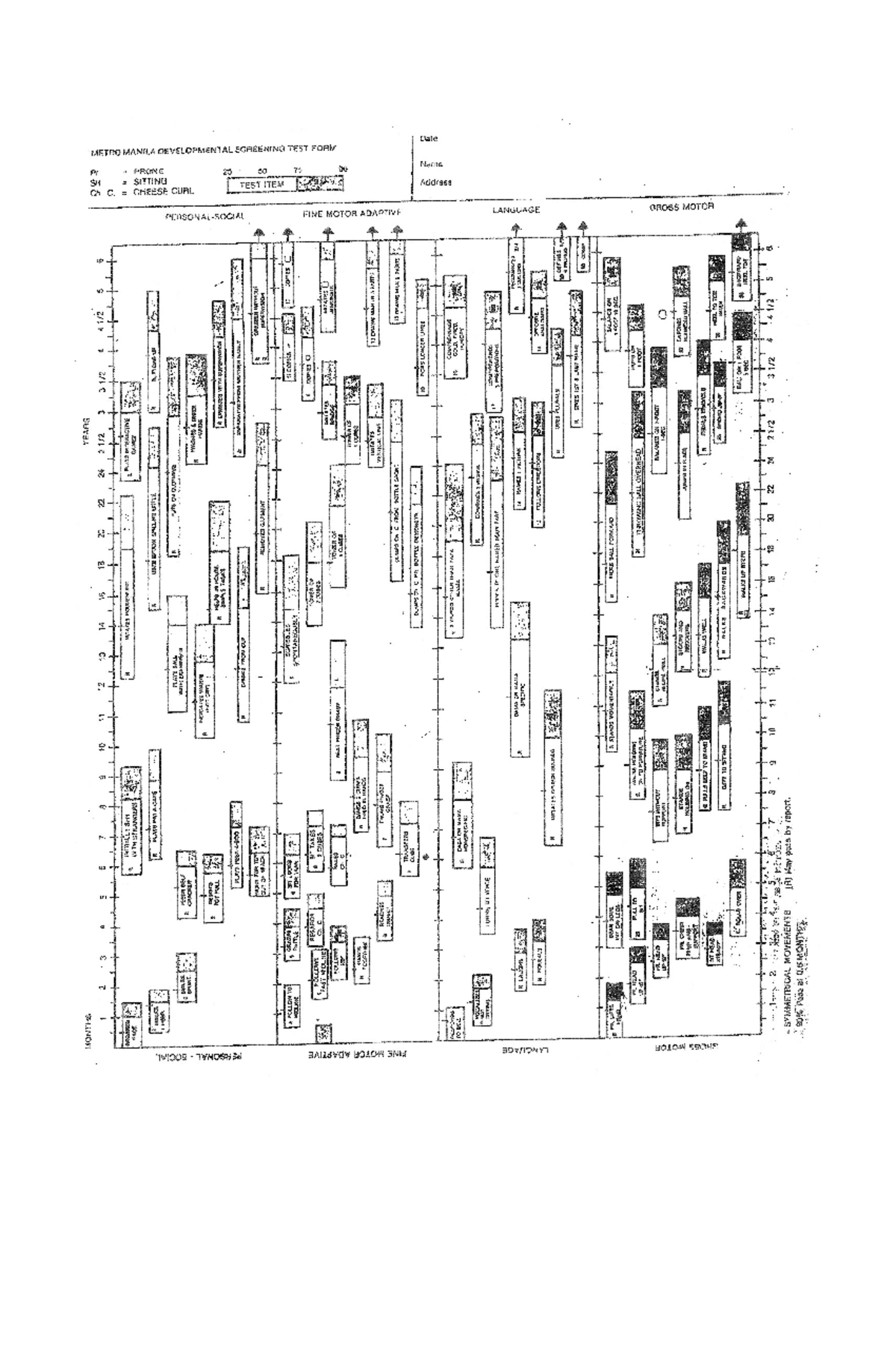Mmdst Test Form - Notes on Developmental Milestones and Activities ...