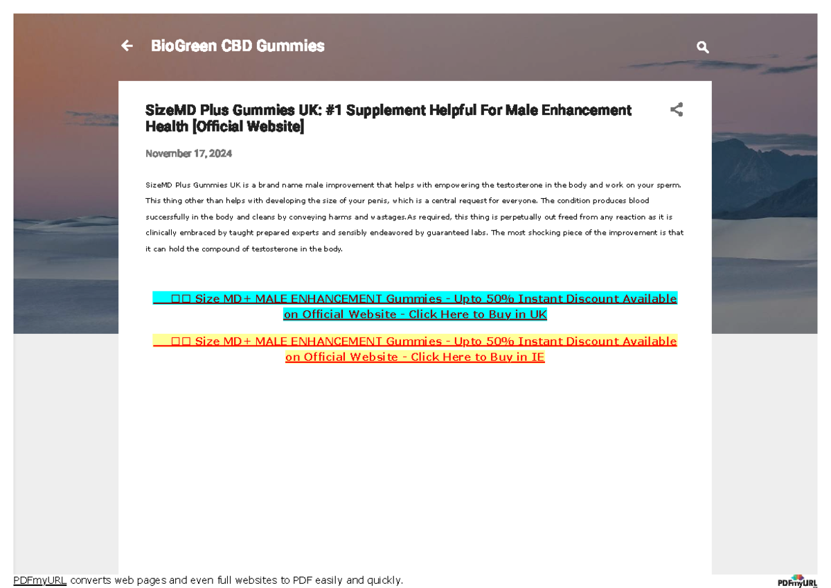 SizeMD Plus Gummies UK: A Comprehensive Guide to Male Enhancement - Studocu