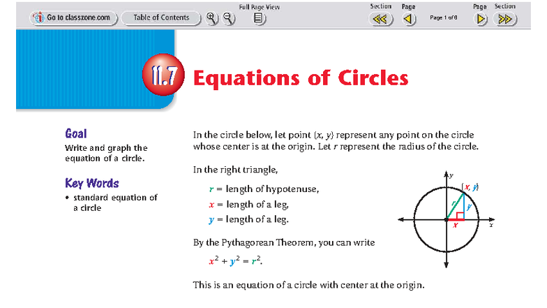 T11 - Equations of Circles: Writing & Graphing Techniques - Studocu