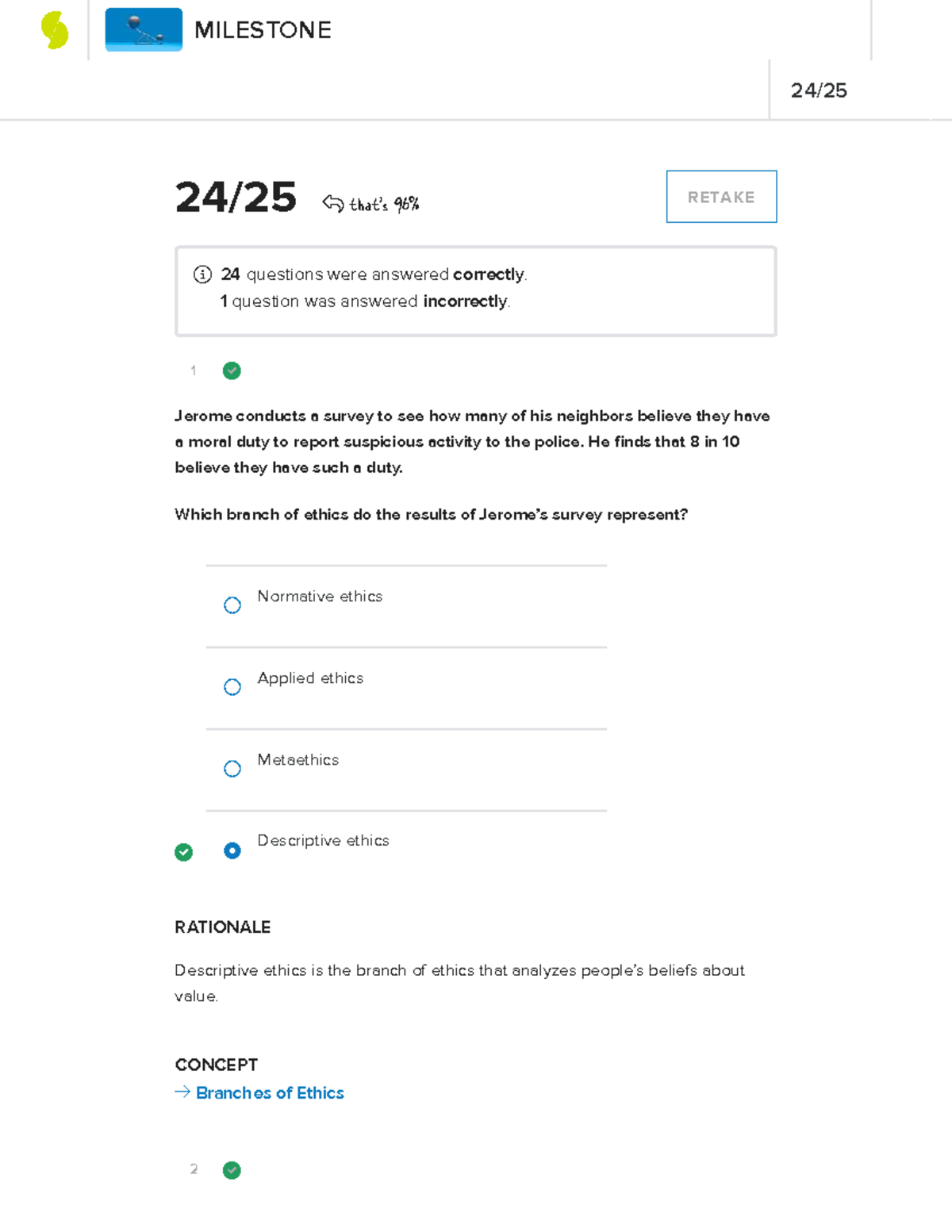 Intro to Ethics Final Milestone: Survey Results & Ethical Theories ...