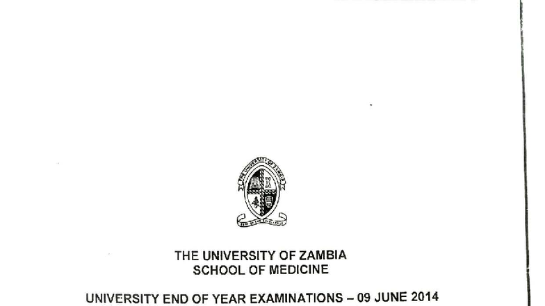 PTM 4310 Year 4 Microbiology End of Year Exam - June 2014 - Studocu