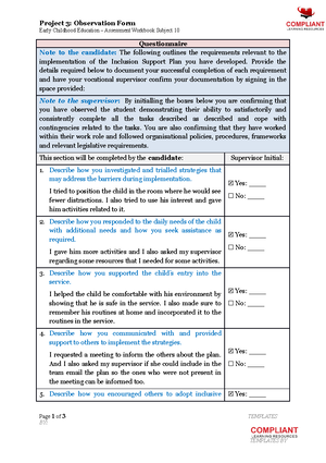 S10 Inclusion Support Plan Templatev 1 - Early Childhood Education ...