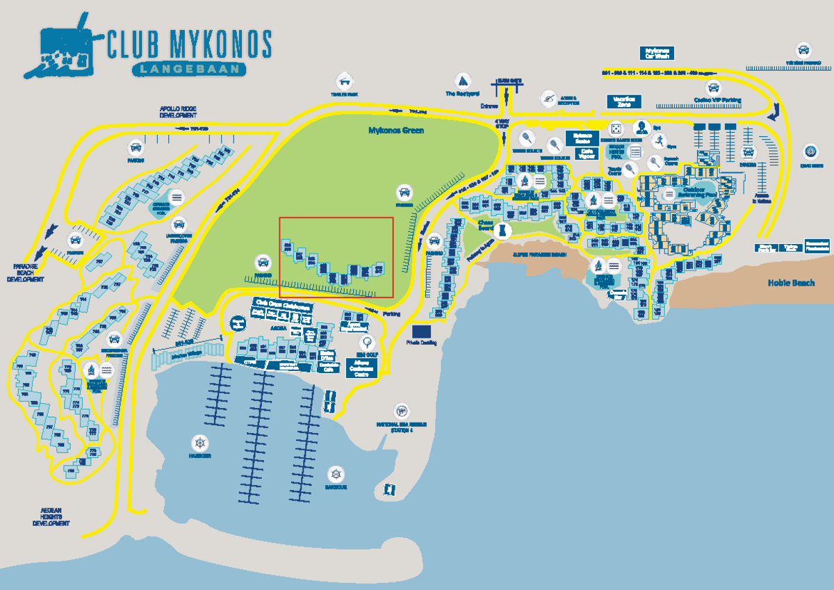 CLB MYKONOS Resort Map - Geographic Overview of Mykonos, SA - Studocu
