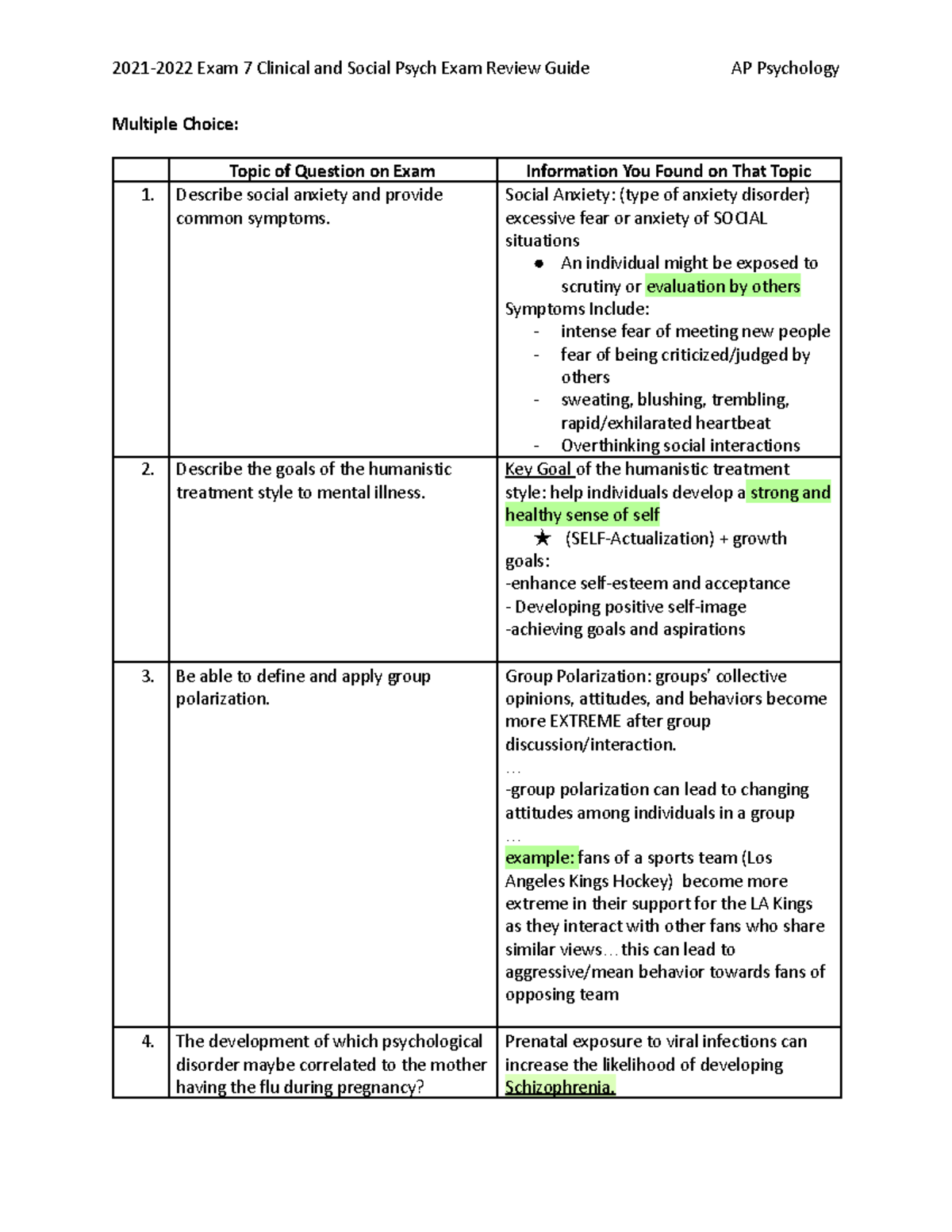 2022-2023 Exam 7: Key Concepts in Social Psychology Review - Studocu
