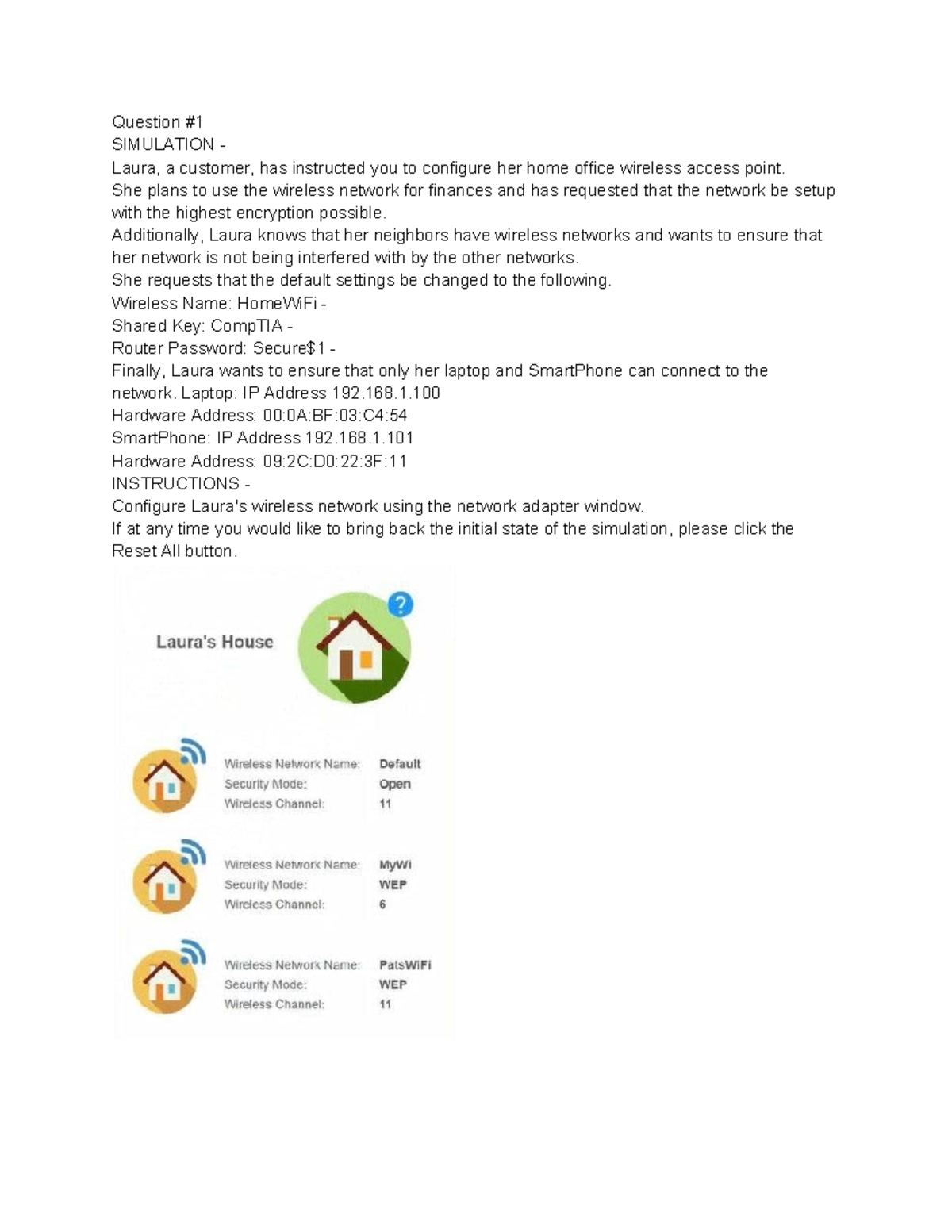 CompTIA 1101 practice questions for network configuration and ...