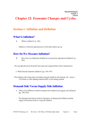 Chapter 4 guided reading - Chapter 4: Demand Section 1: Understanding ...