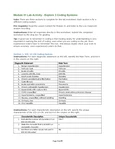 ICD-10-CM Coding Lab Worksheet - Module 02 Activity - Studocu