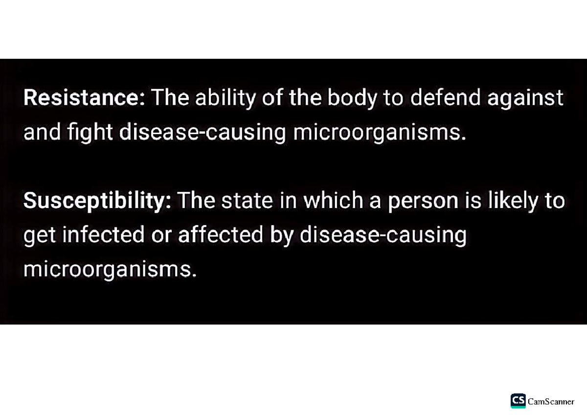 CS: Defense Mechanisms of the Body Against Microorganisms - Studocu