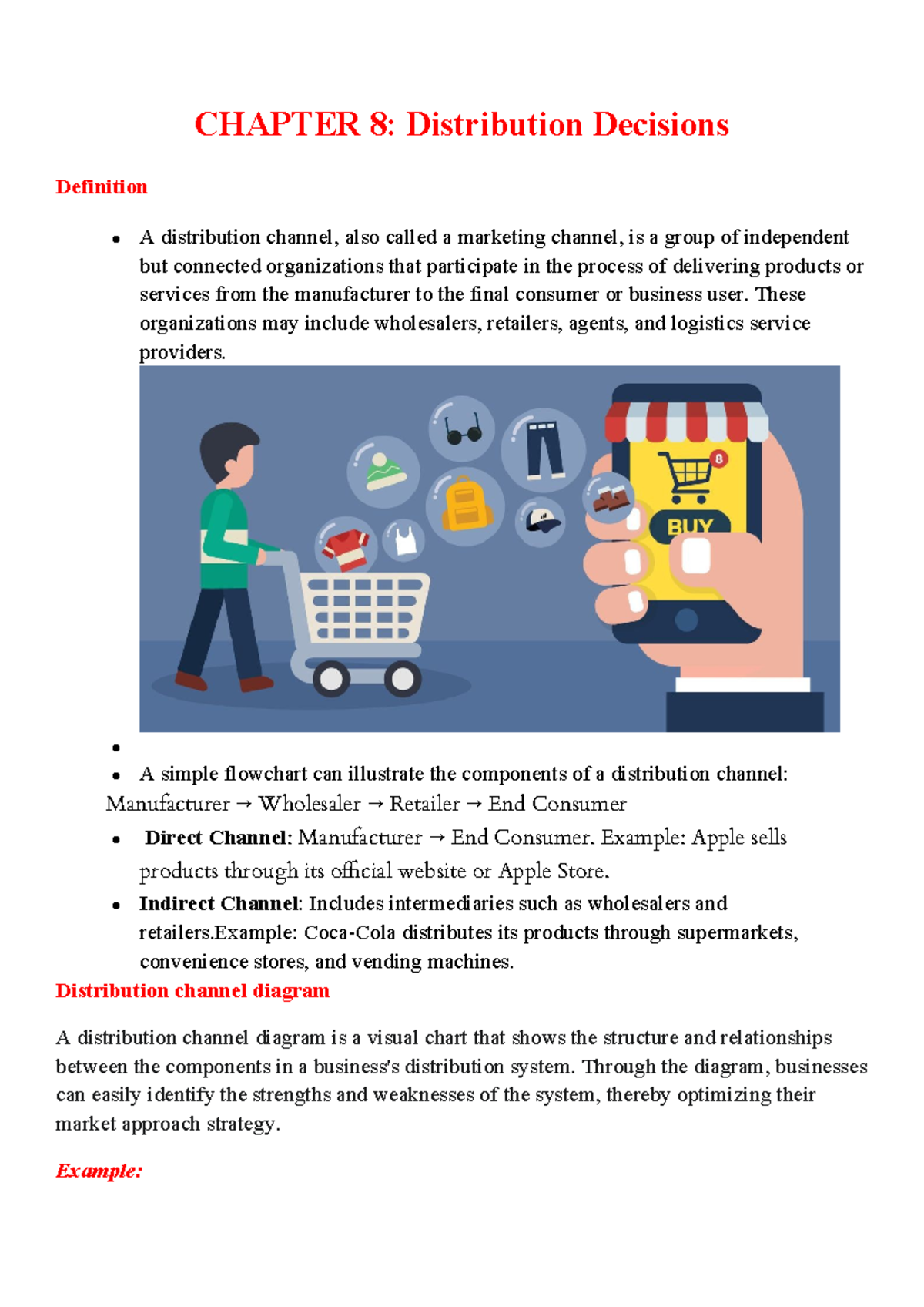 Chapter 8: Key Insights into Distribution Decisions in Marketing - Studocu