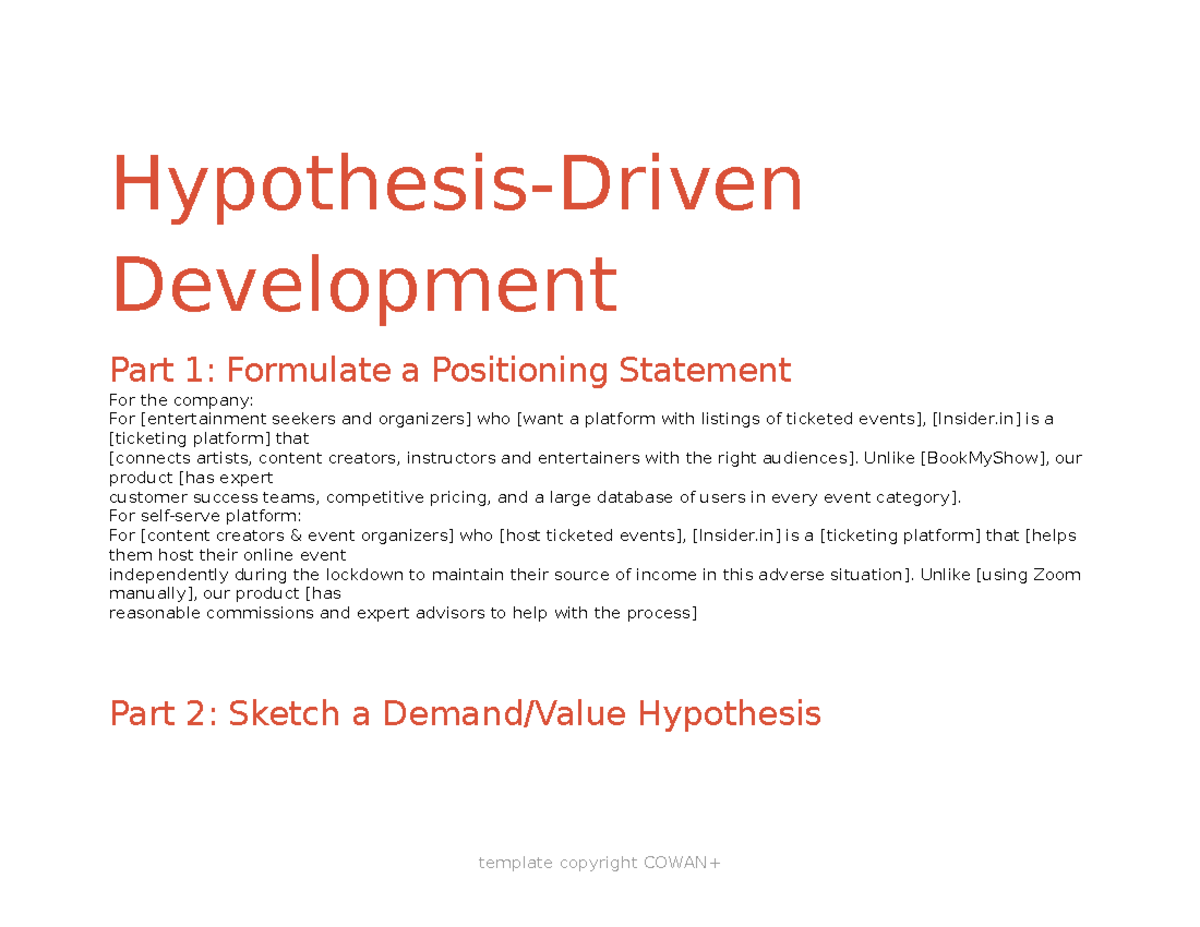 Hypothesis-Driven Development- Peer-Reviewed Assignment - Hypothesis-Driven Development Part 1 ...