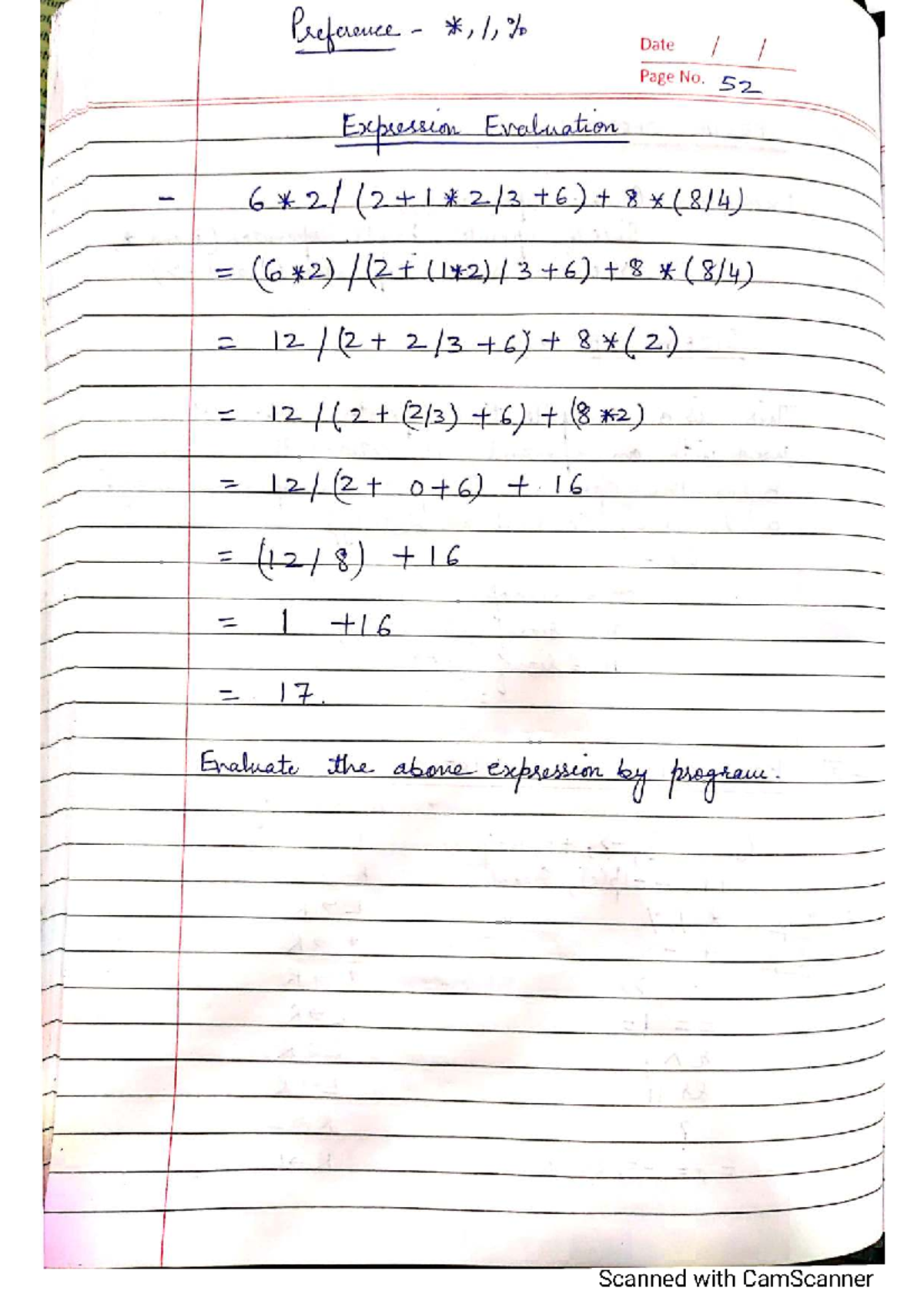 C-6 Expression Evaluation and Precedence Rules Guide - Studocu