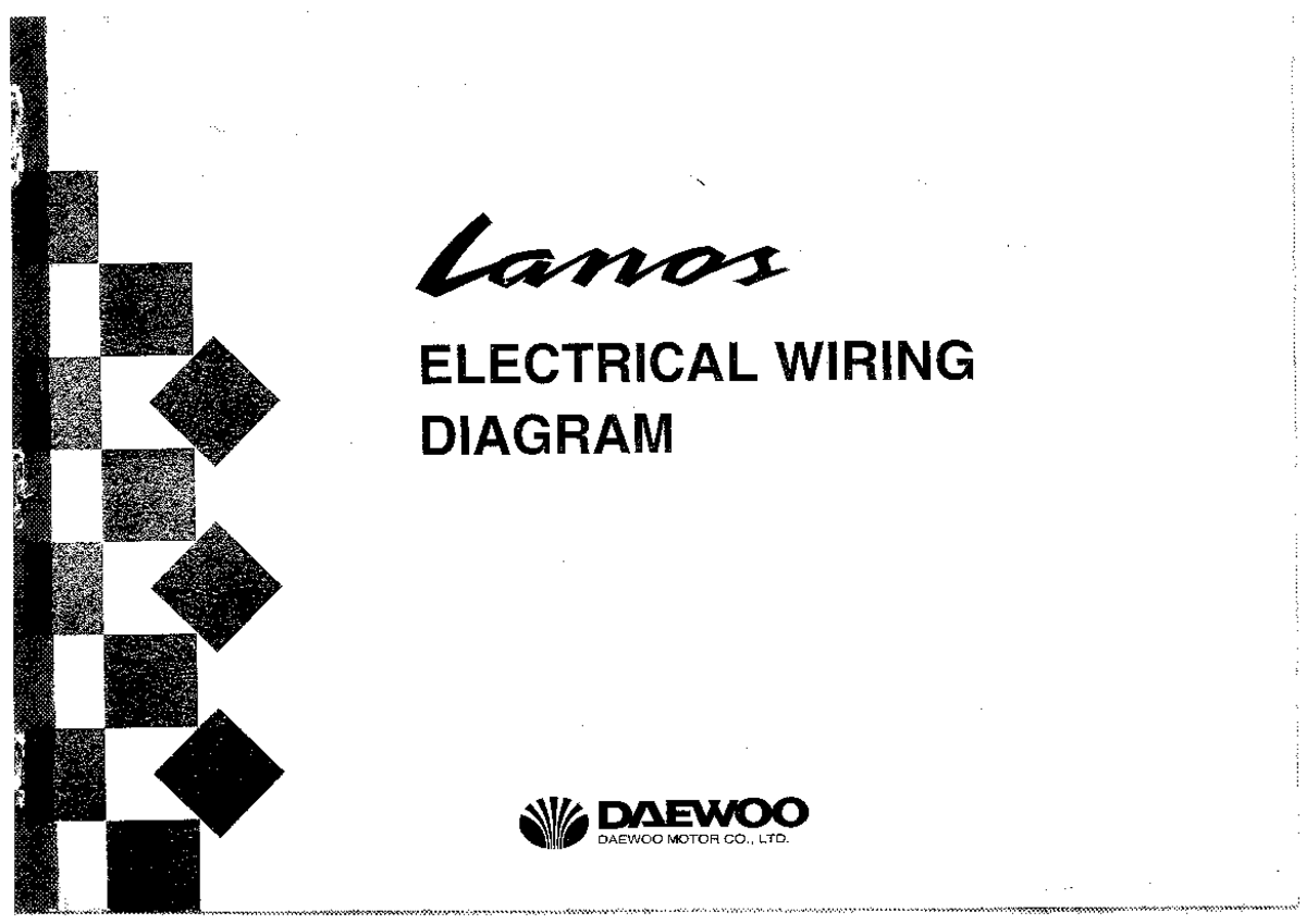 Daewoo Lanos Electrical Wiring Diagram Guide (DAE 101) - Studocu